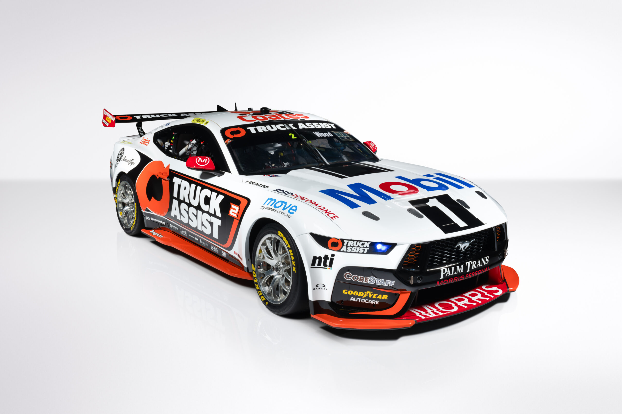 Truck Assist backing for Wood's Mustang - Supercar Xtra Publications